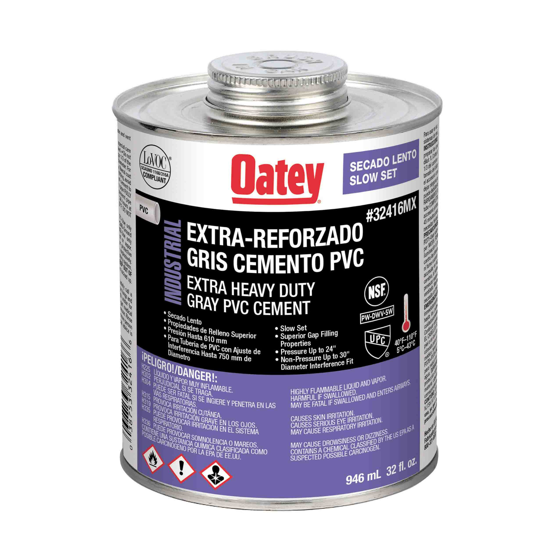 Cemento gris extra reforzado - OATEY