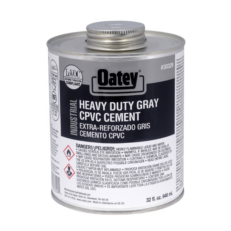 Cemento gris para CPVC extra-reforzado (Industrial) - OATEY