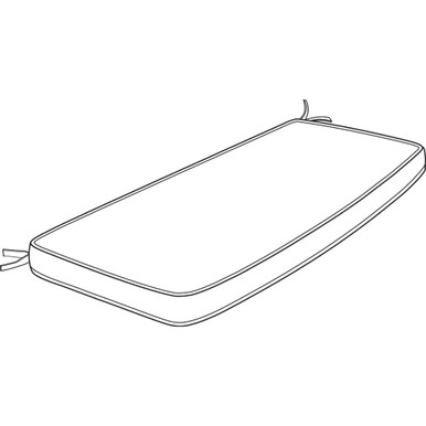 Hanamint Bench Cushion #692064 - 18" x 39" x 3" - Hanamint Dealers