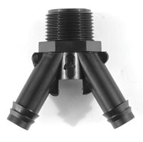 Barbed Y 2 Way or 3 Way - 3/4"