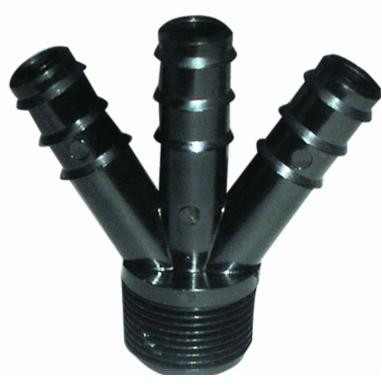 Barbed Y 2 Way or 3 Way - 3/4"