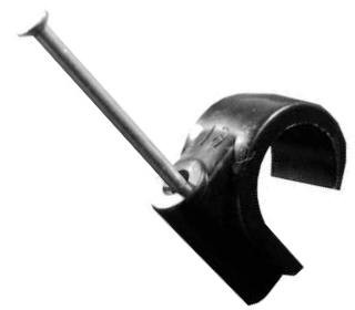 20mm Pipe Clips Black Box of 50