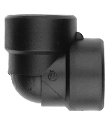 Threaded Polypropylene Female/Female Elbow - Sprinkler Irrigation Systems