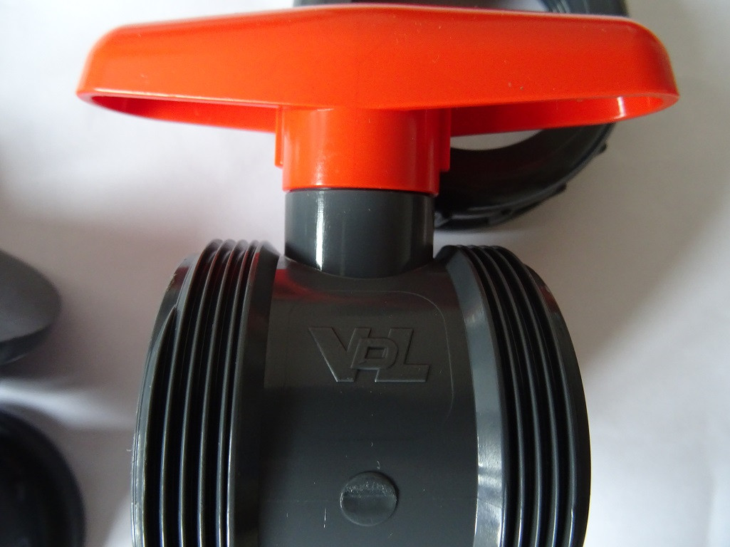 VDL Double Union Plain Glue Ball Valve Metric