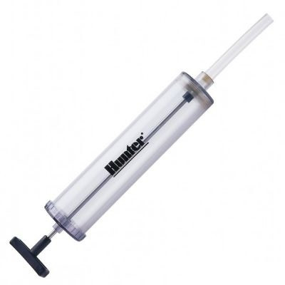 Hunter Hand Pump Syringe 12" Clear Chamber