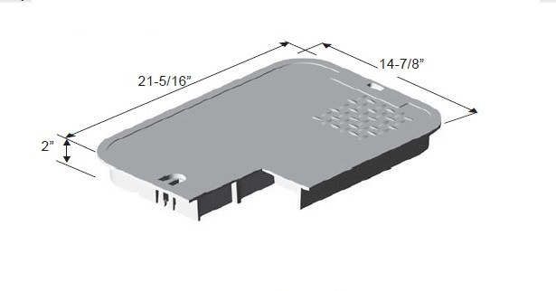 Carson Brooks VB1220 Jumbo Spare Lid Only
