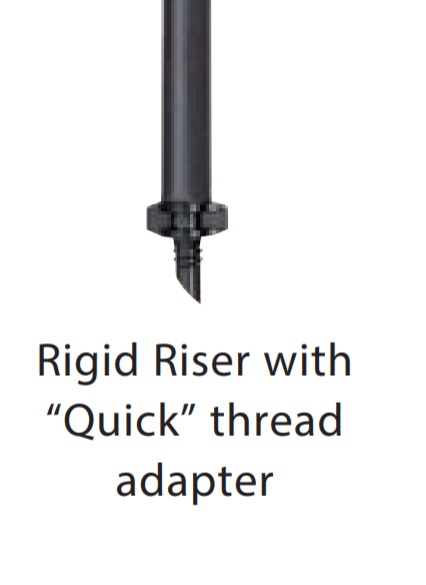 Antelco Rigid Risers with Quick Threaded Adapter Stake