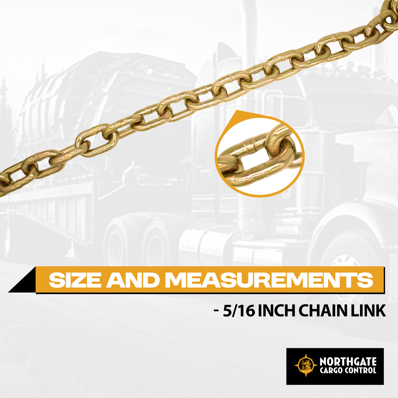 5/16" x 16' G70 Transport Chain with Clevis Grab Hooks - Northgate ...