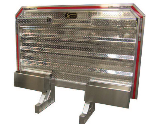 Heavy-Duty Cab Rack with Two Chain Binder Racks & Storage Trays ...