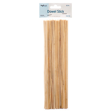 NATURAL THIN DOWEL STICKS | CRAFTLITS.COM