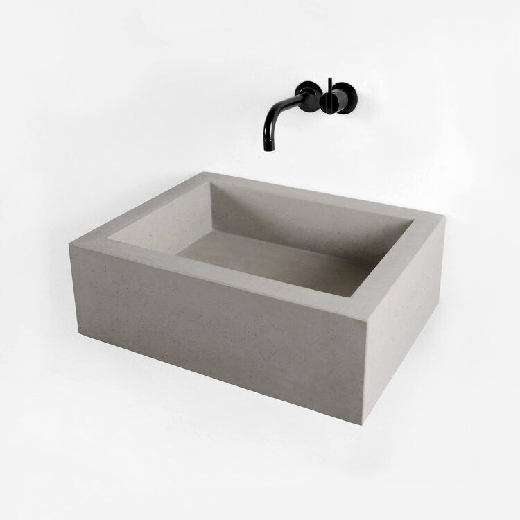 Concrete Wall Hung Basin | Cement Basin | Aston Matthews