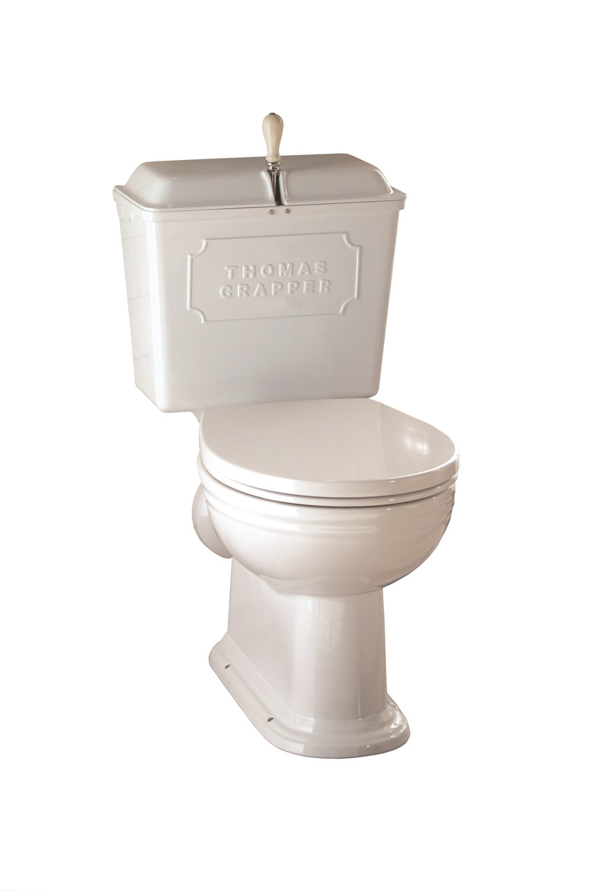 Thomas Crapper Viceroy Close-coupled WC Set – Chrome - excludes seat ...