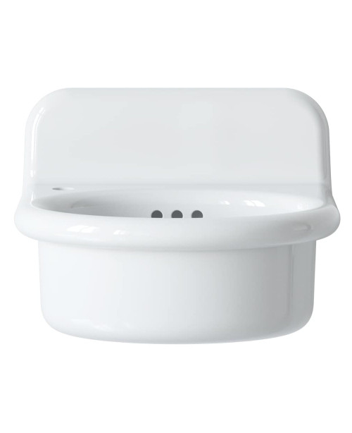 Astonian Roma 50cm 1-taphole rounded roll top basin