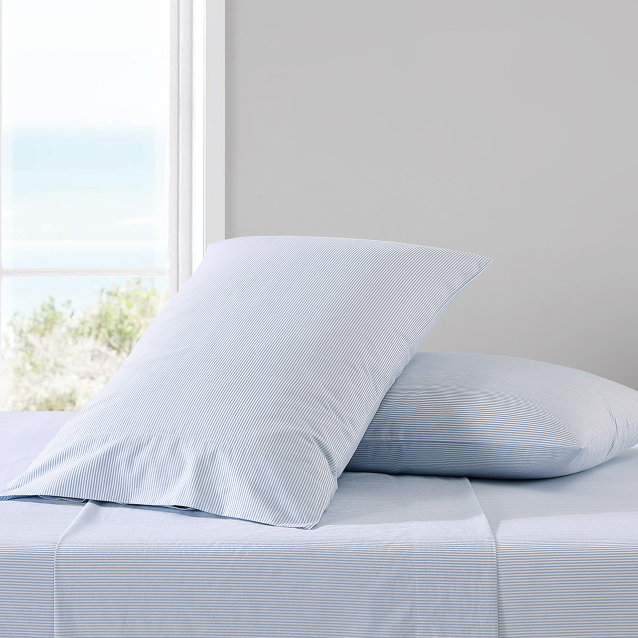 Nautica Penny Pinstripe Cotton Sheet Set Sleep Country
