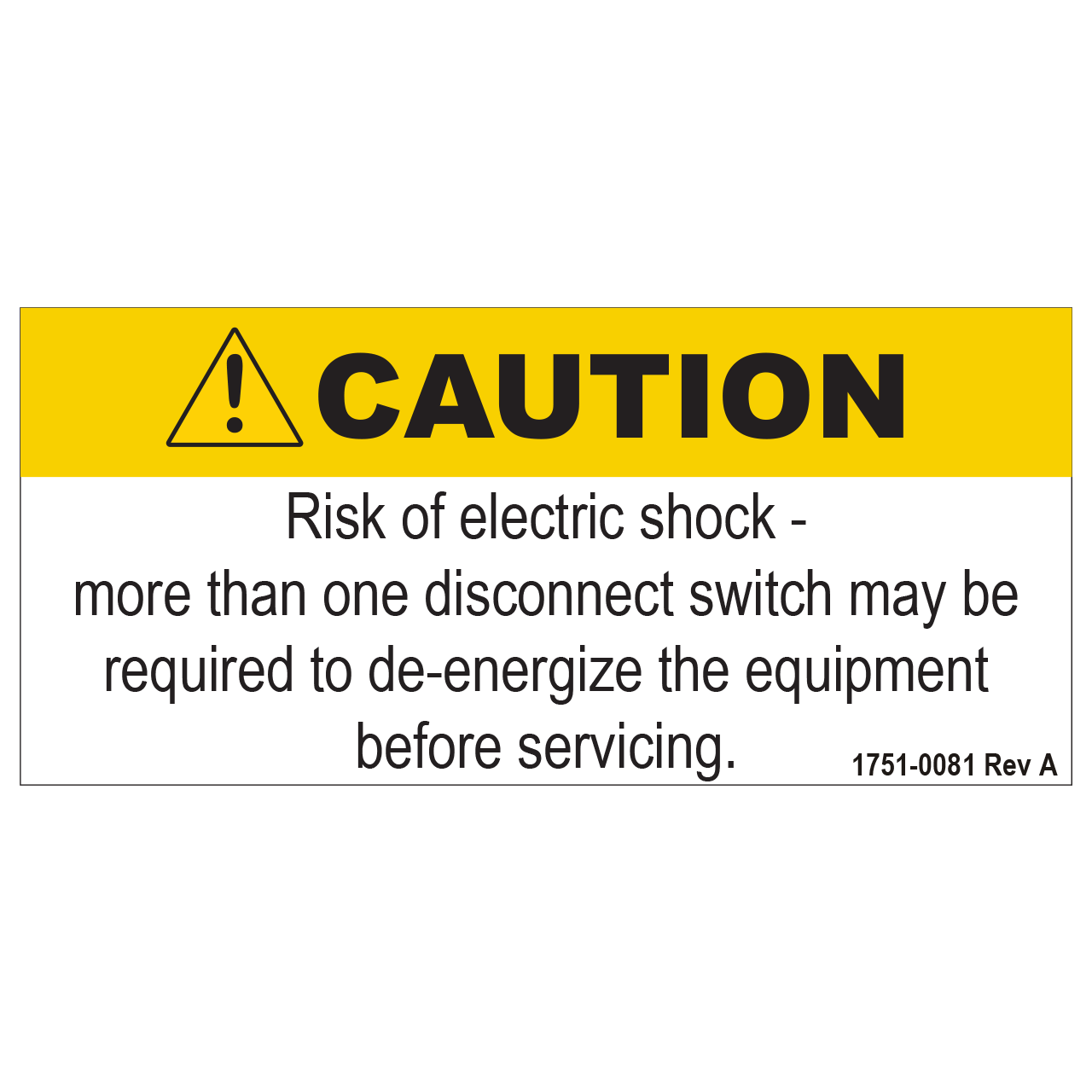 DECAL, CONTROL BOX, MULTIPLE DISC - Systems Loading Dock Parts