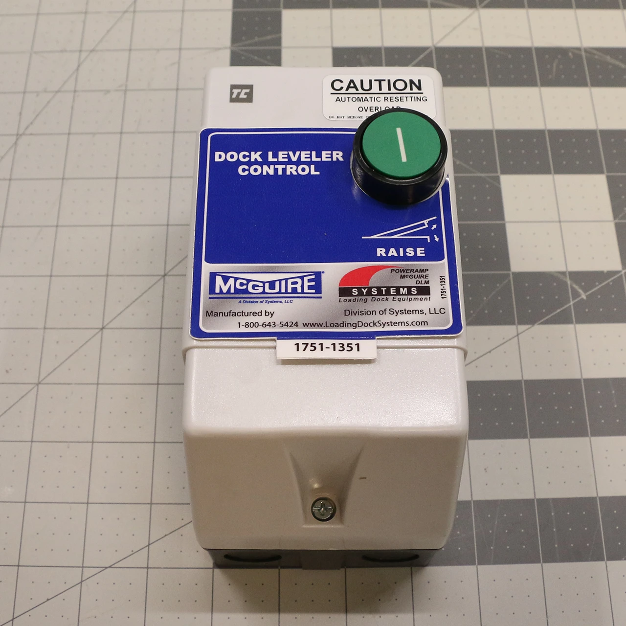ENCLOSED STARTER, 110V, COIL, 1PH - Systems Loading Dock Parts