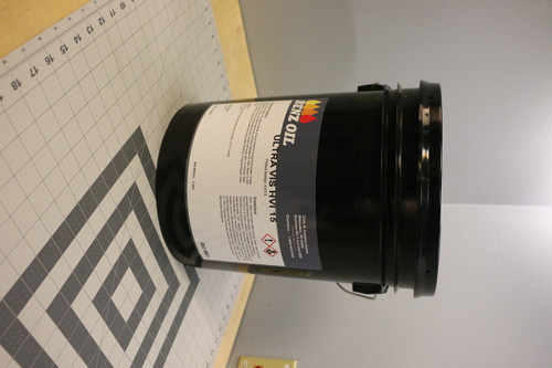FLUID, HYDRAULIC, 5 GAL CONTAINER, ULTRA VIS HVI RED, W/MSDS SHEET ...