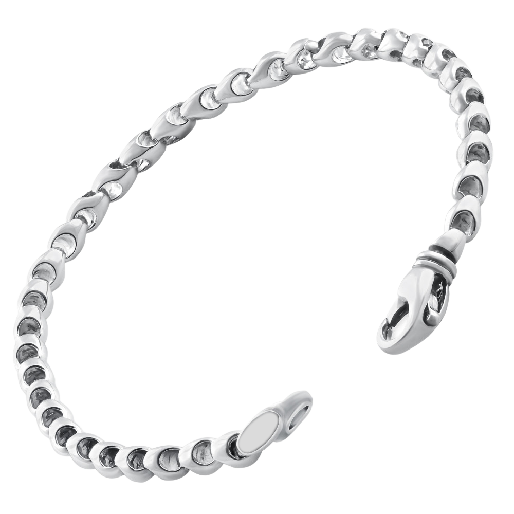 18k Handcrafted 4.5mm Tab Link Chain - Gracious Rose Jewelry