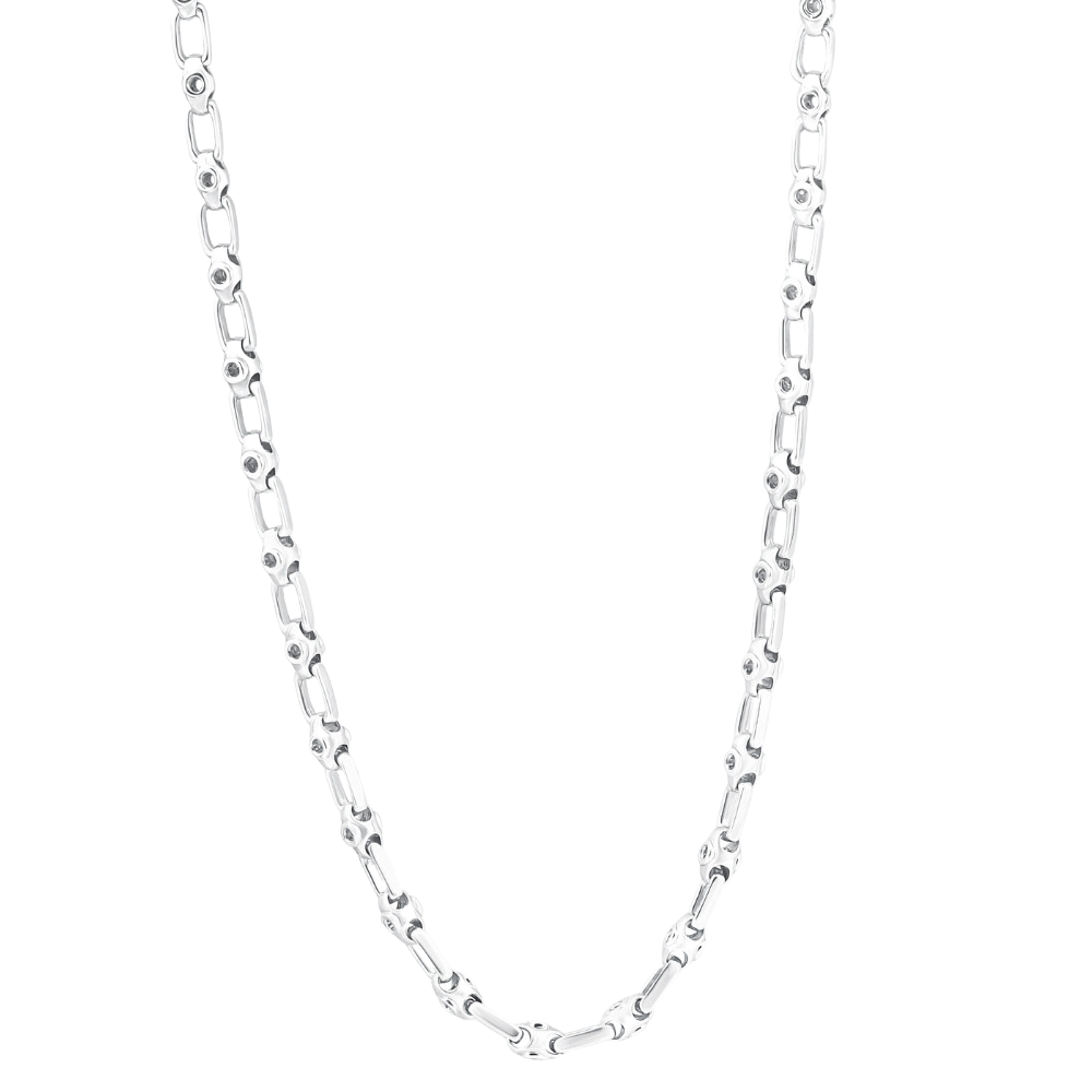 Platinum Ripple Link Chain - PlatinumOnly