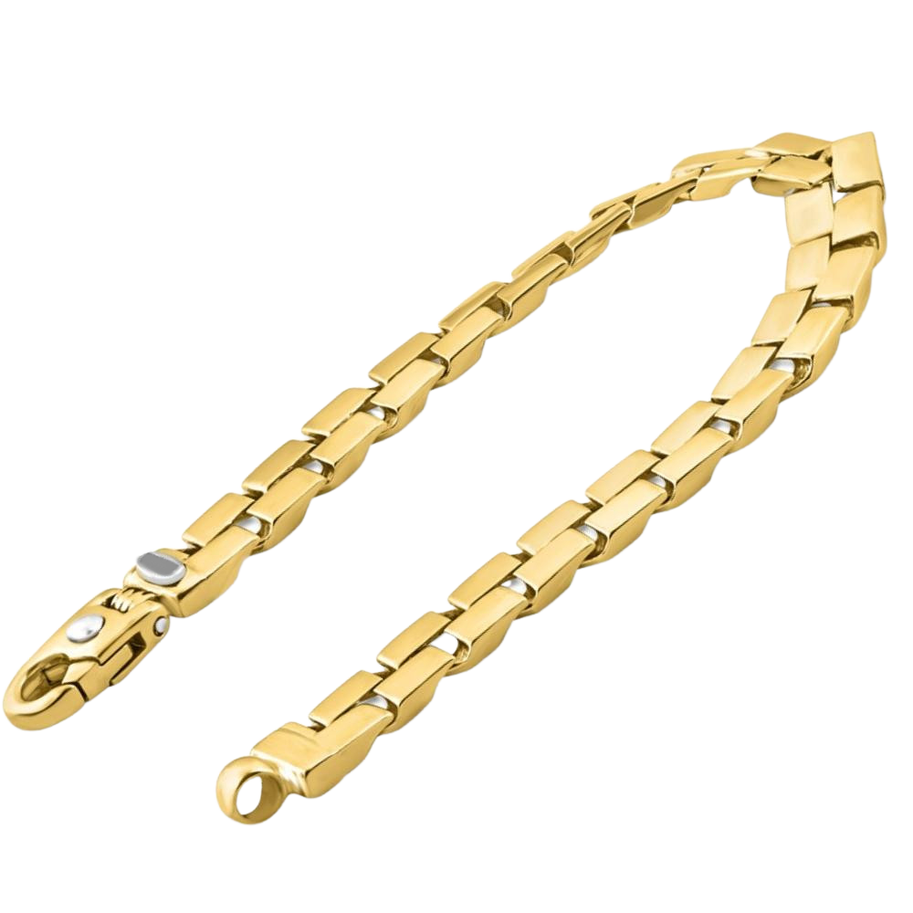 Platinum Block Design Bracelet