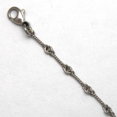 Platinum 2.8mm Twisted Link Chain