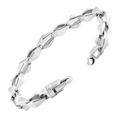18k Handcrafted 8.5mm Unique-Link Chain - Gracious Rose Jewelry