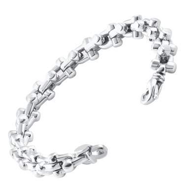18k Handcrafted 10mm Bolt-Lock Chain - Gracious Rose Jewelry