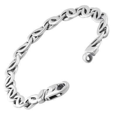 18k Handcrafted 9mm Unique-Link Chain - Gracious Rose Jewelry