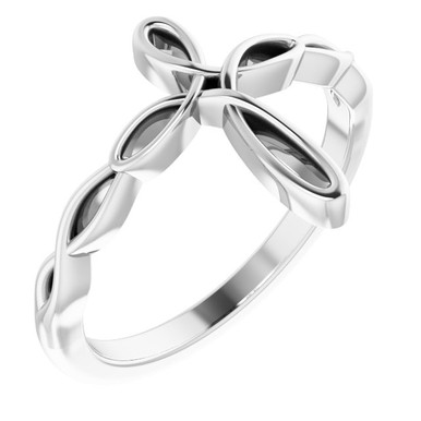Platinum Cross Ring - PlatinumOnly