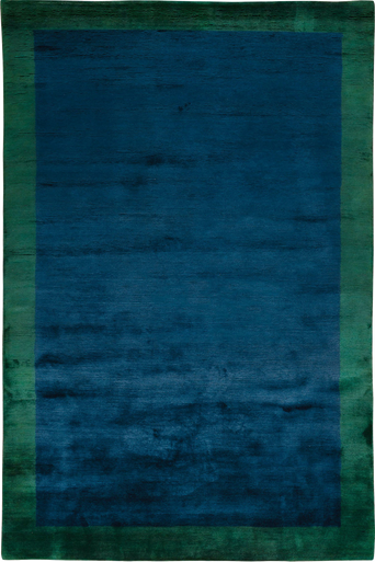 Border Mohair Emerald Cut Pile rug