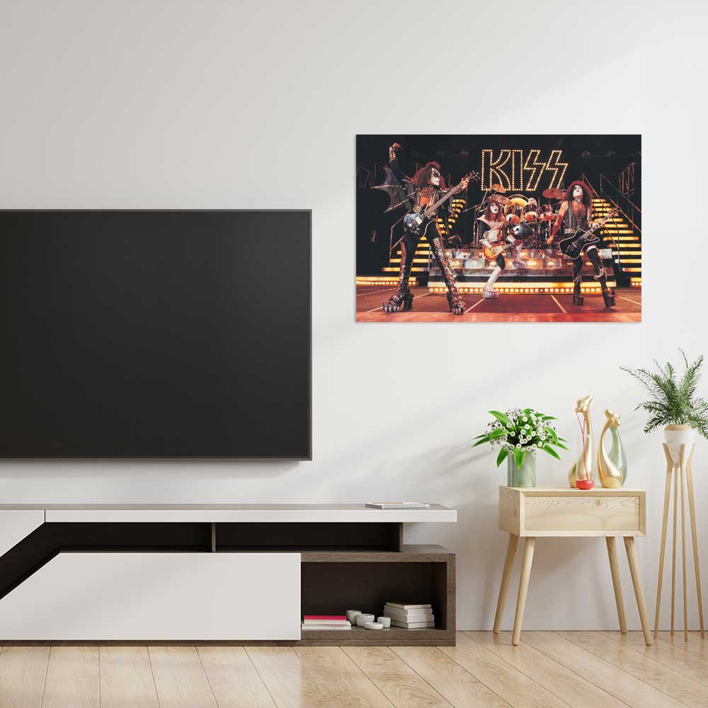 KISS On Stage Poster - 36in x 24in
