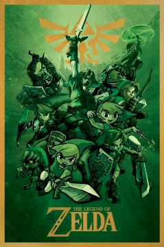 The Legend of Zelda Poster 24" x 36"