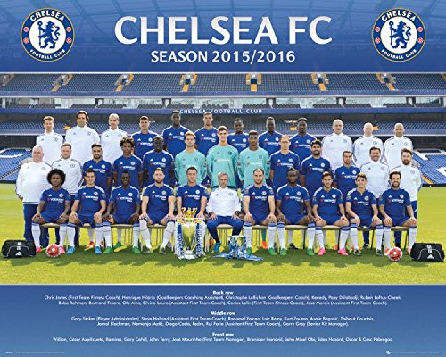 Football Mini Poster - Chelsea, Team Photo 2015/16 (20 x 16 inches ...