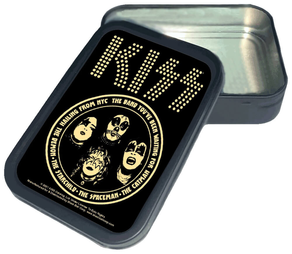 Stash Tins - KISS The Band You've Been Waiting For Storage Container 4. ...