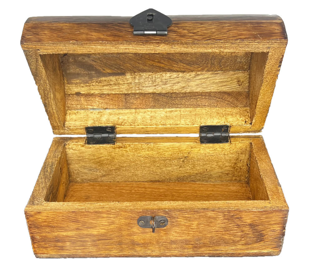 Antique Style Mango Wood Box - Blacklight.com
