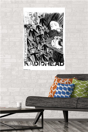 Radiohead - Scribble Poster 22.375" x 34"