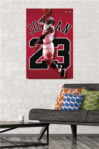 Michael Jordan - Jersey Poster 22.375" x 34"