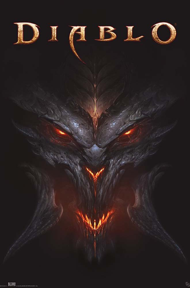 Diablo Video Game Poster - 24" x 36"