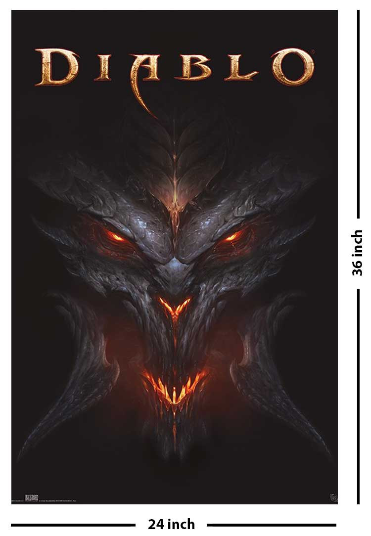 Diablo Video Game Poster - 24" x 36"