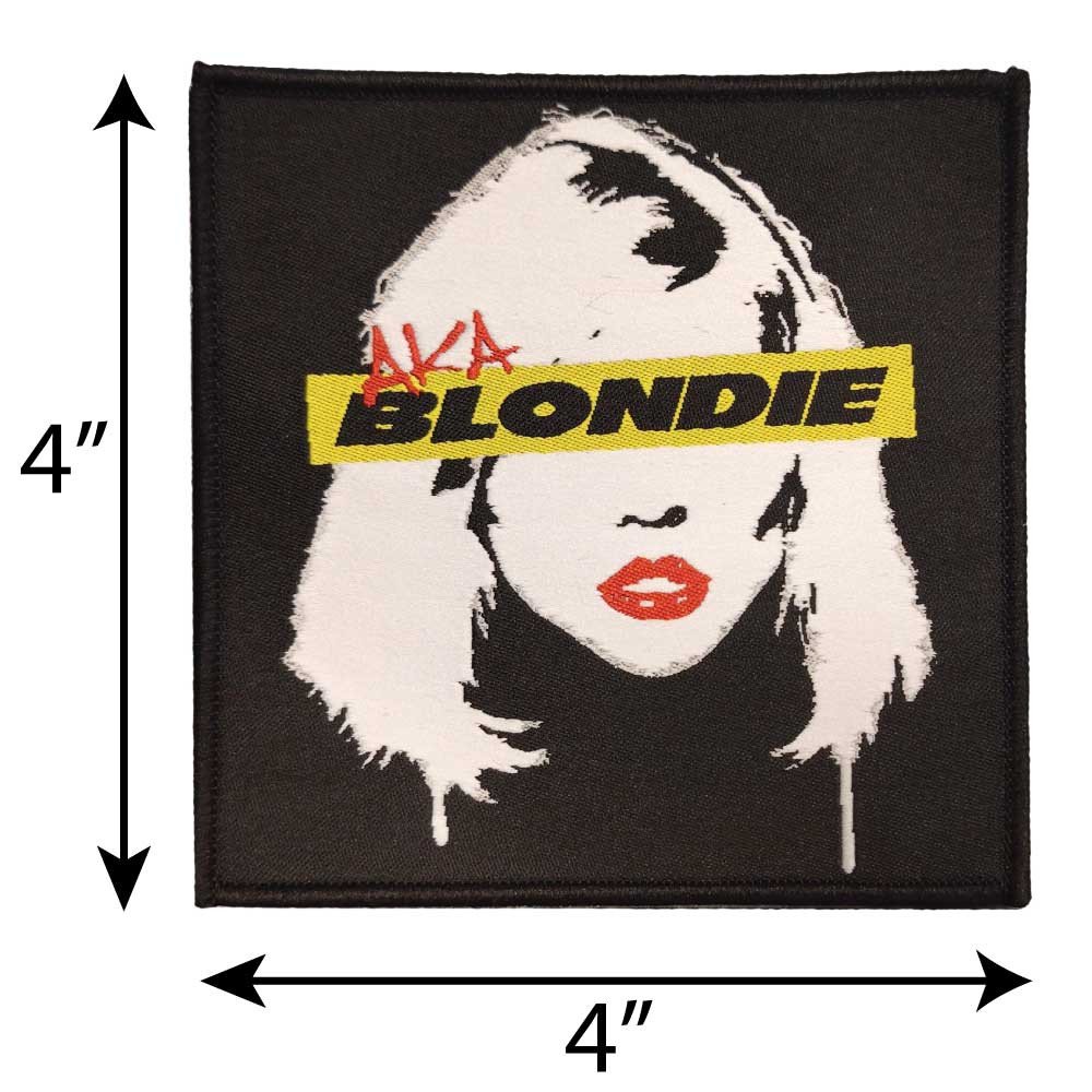 Blondie - AKA Blondie - Woven Patch - 4" x 4" - Blacklight.com