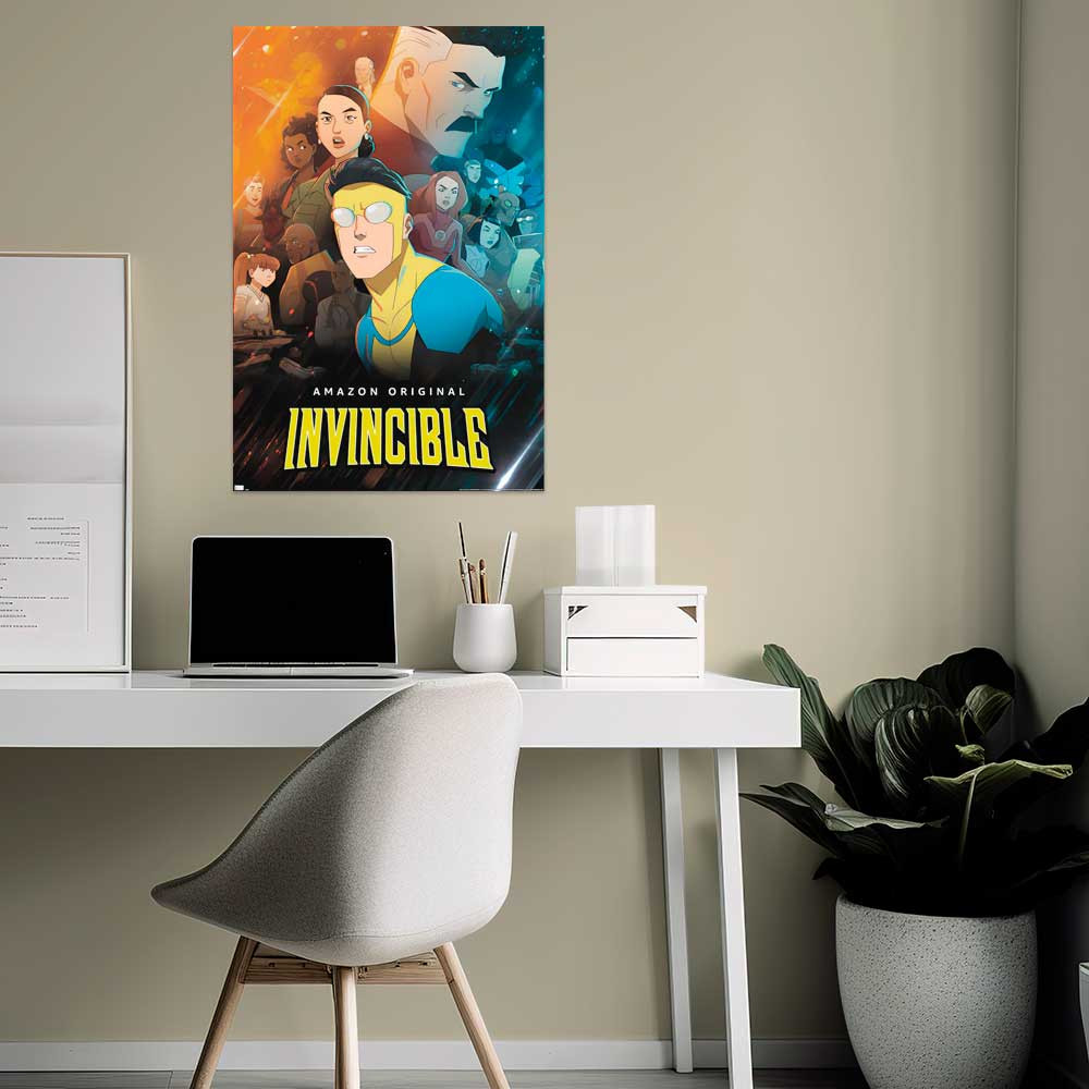Invincible - Group One Sheet Animated Series Poster - 23.375" x 34"