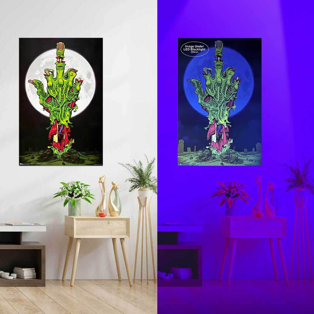 From the Dead Non-Flocked Blacklight Poster - 24" x 36"