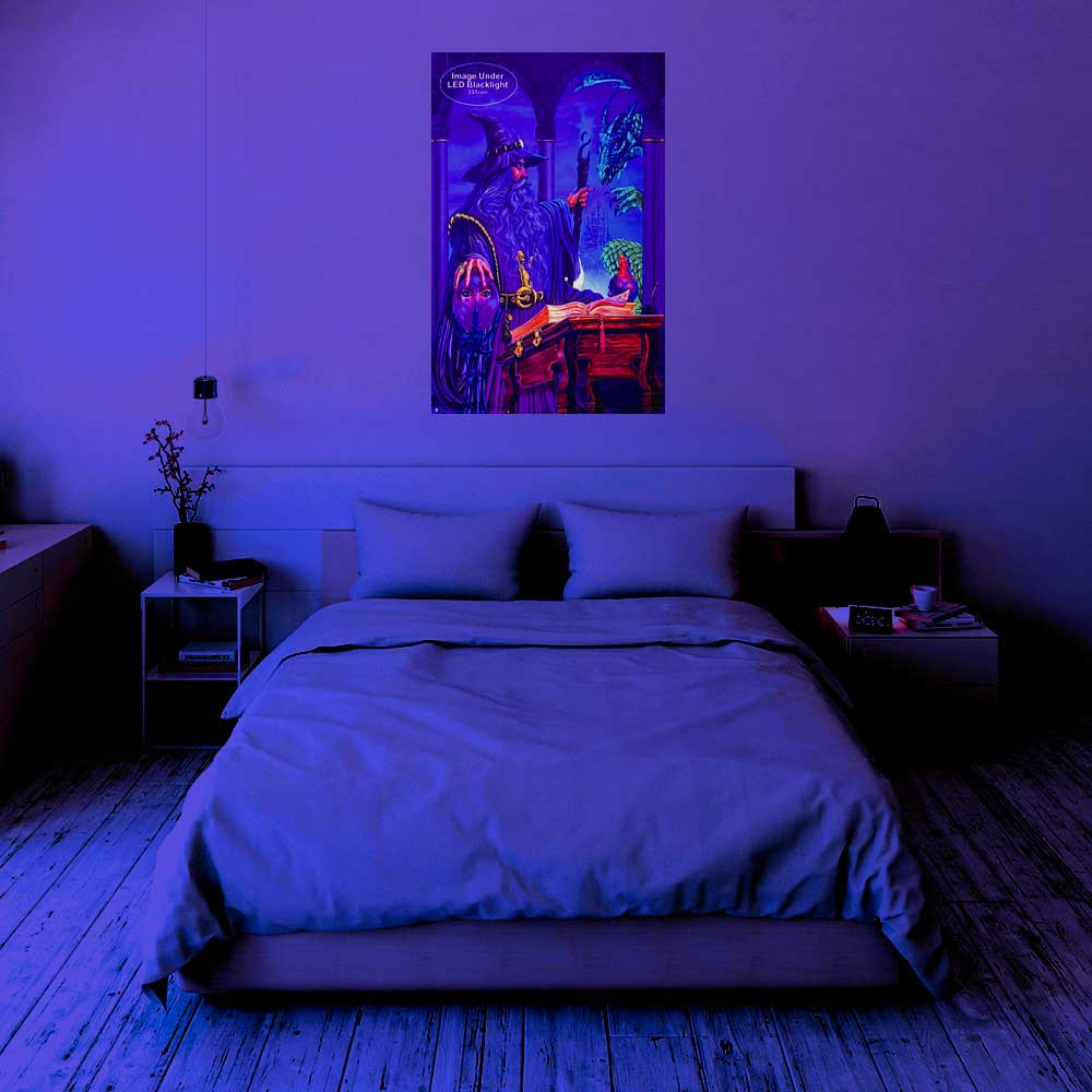 Wizard Emissary by Ed Beard Non-Flocked Blacklight Poster - 24" x 36"