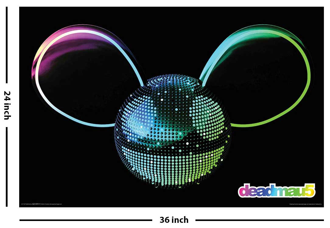 Deadmau5 Logo Poster - 36in x 24in - Blacklight.com