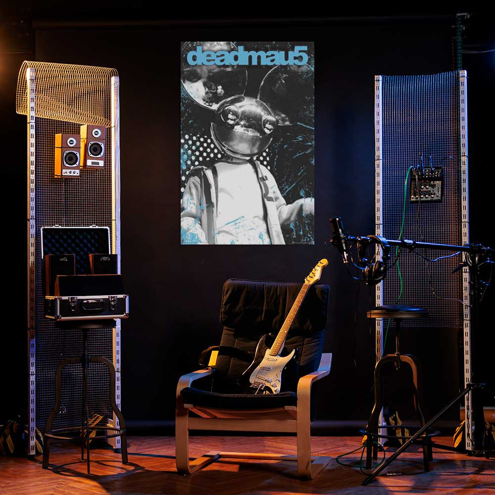 DeadMau5 Poster - 24in x 36in - Blacklight.com