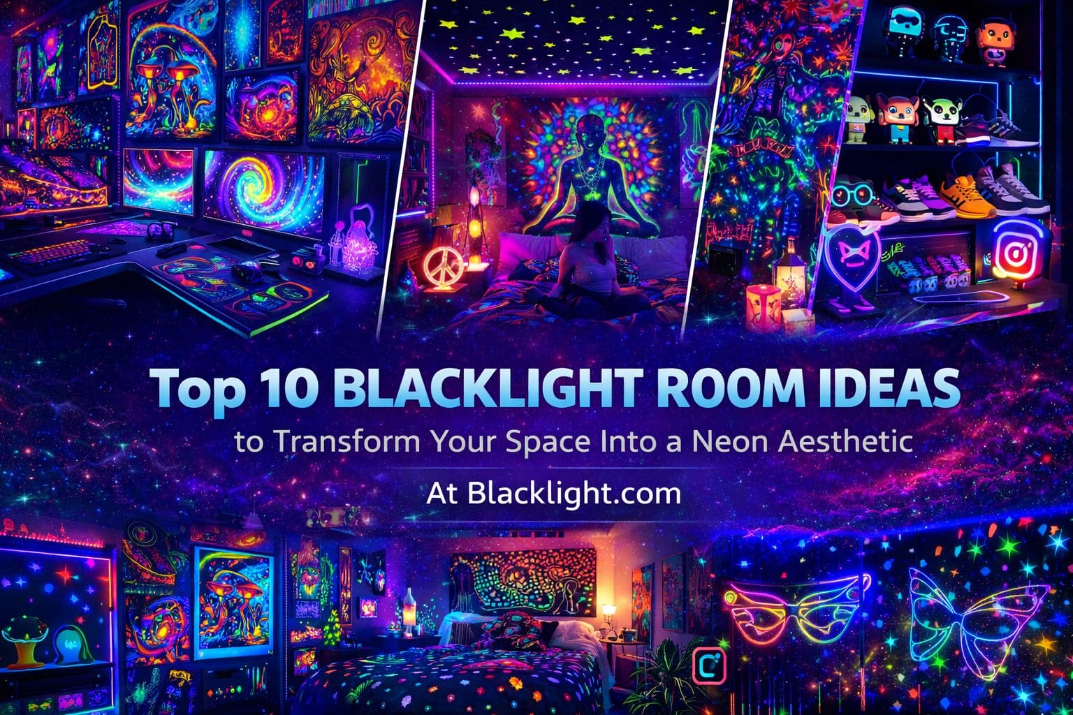 Top 10 Blacklight Room Ideas to Transform Your Space Into a Neon ...