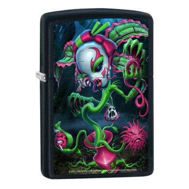 ICP Yum Yum by Tom Wood Black Matte Zippo Lighter - Blacklight.com