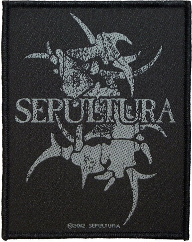 Sepultura Logo Printed Patch 3" x 4" - Blacklight.com