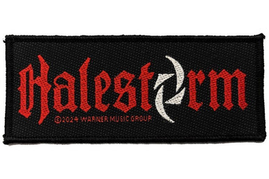 Halestorm - Logo - 4" x 1.75" Printed Woven Patch - Blacklight.com