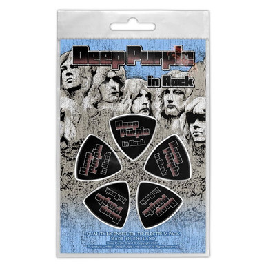 Deep Purple Tri -Tip Guitar Picks (Set of 5)